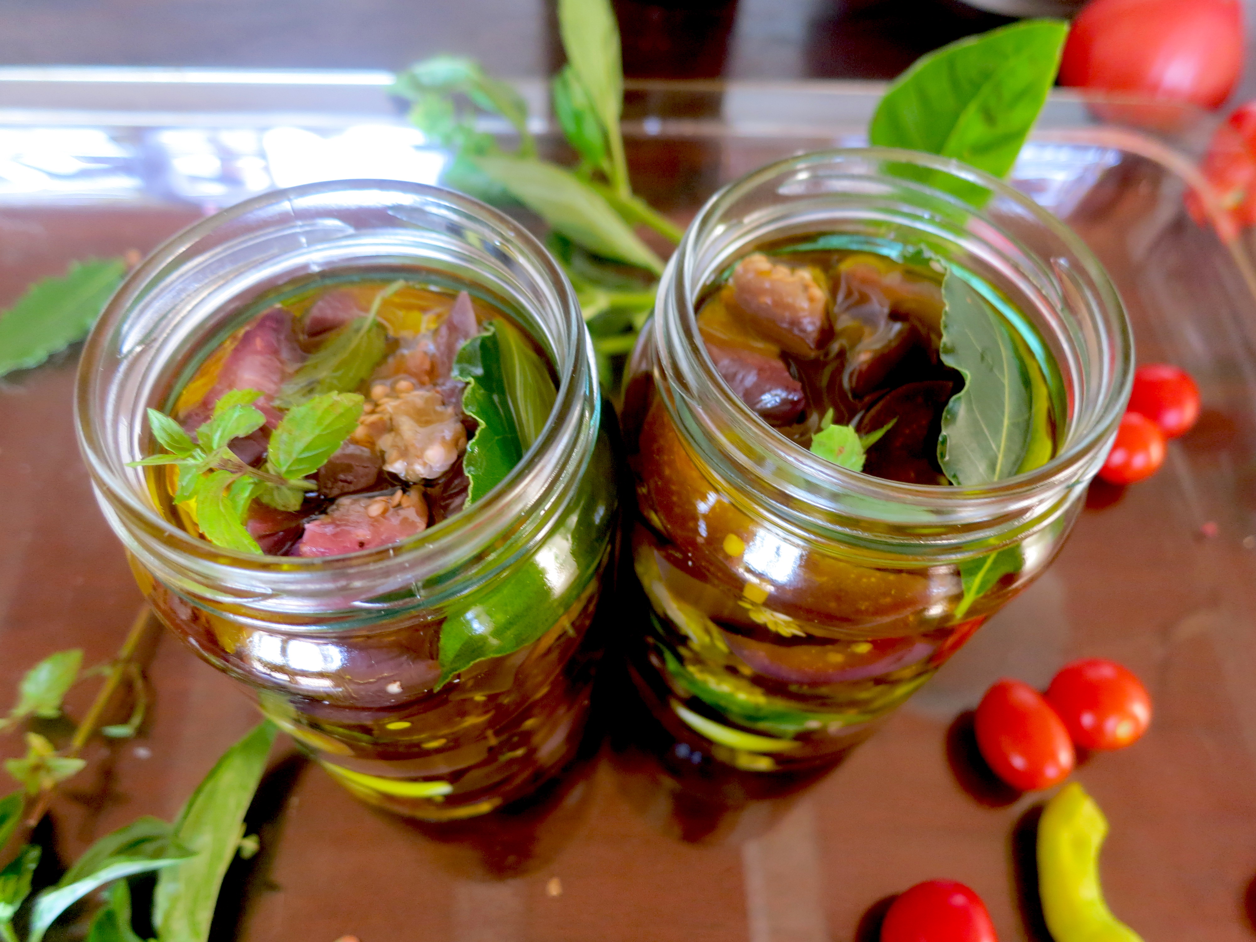 Patlidžani / balancane u ulju - Kužina s pogledom