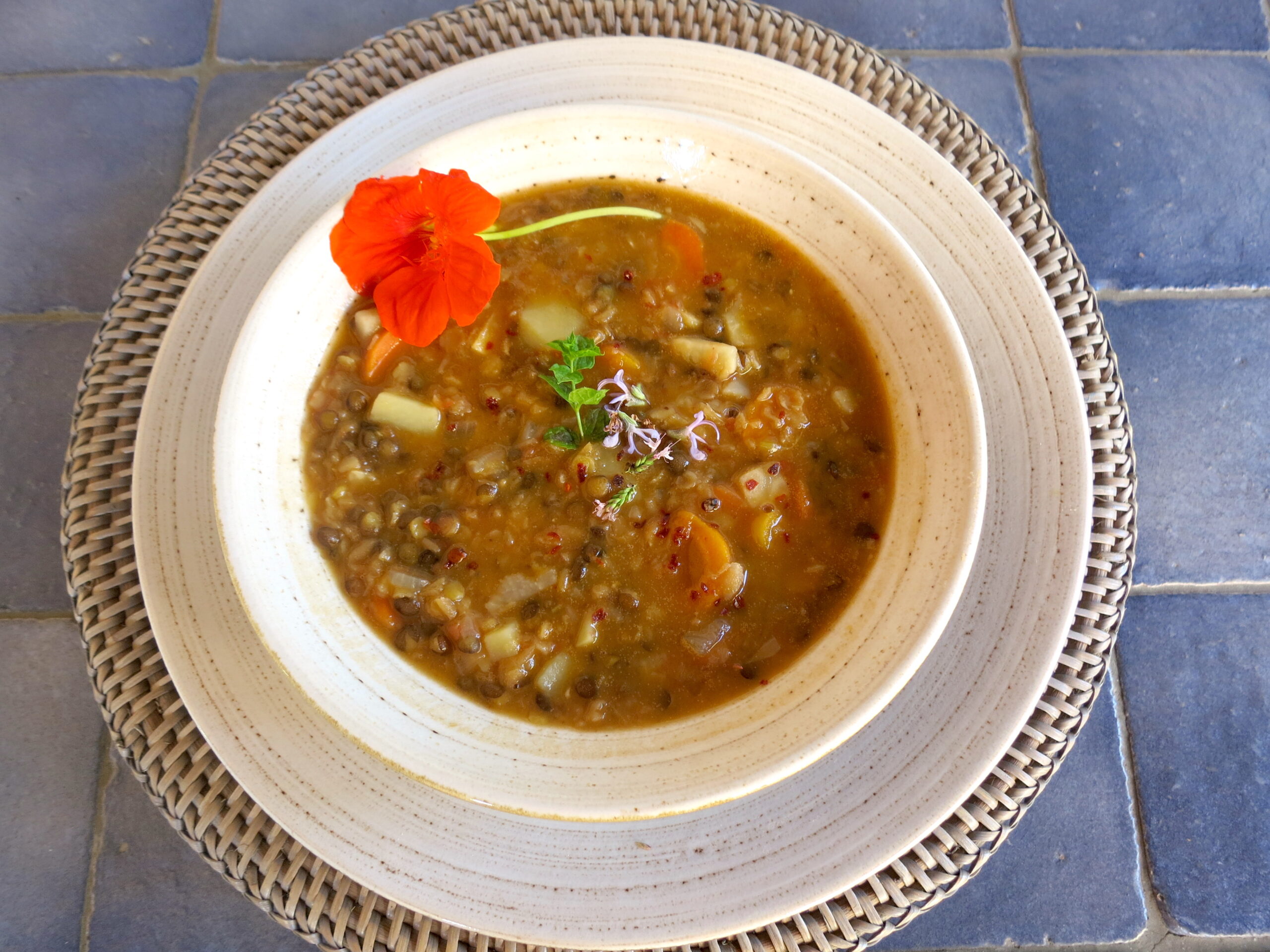 Čorba od tri vrste leće - Kužina s pogledom